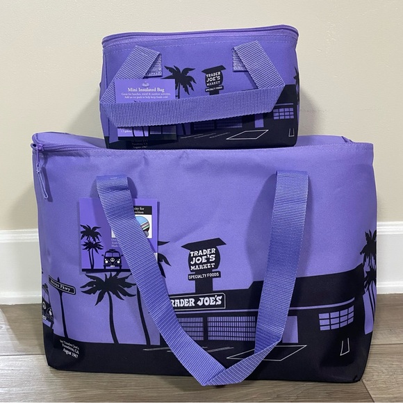 Trader Joe’s | Bags | Trader Joes Large And Mini Insulated Totes Set ...